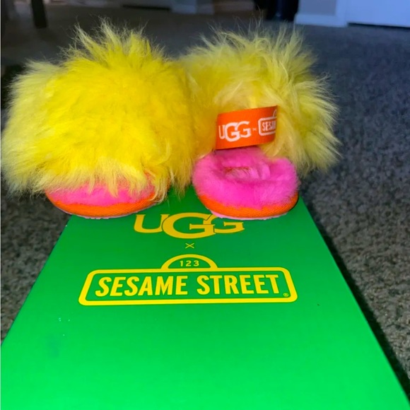 UGG | Shoes | Ugg Sesame Streetbig Bird Fluff Limited Edition | Poshmark